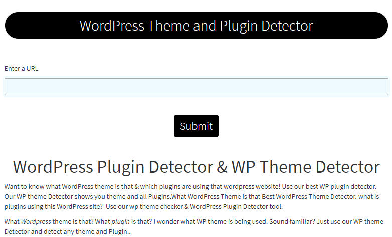 11 Best Wordpress Theme And Plugin Detector Tools Wpgiz